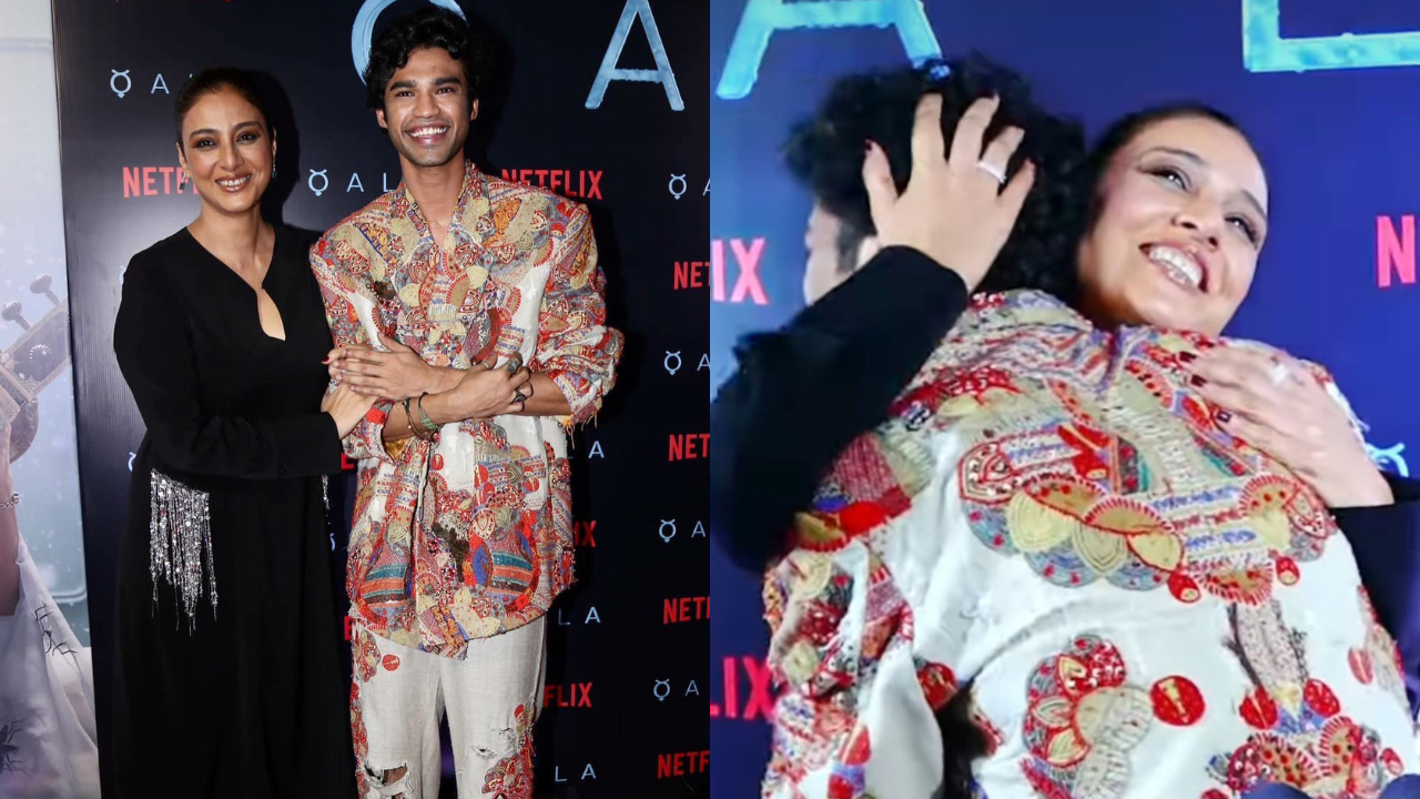 Tabu gets teary-eyed as she hugs Irrfan Khan’s son Babil at Qala ...