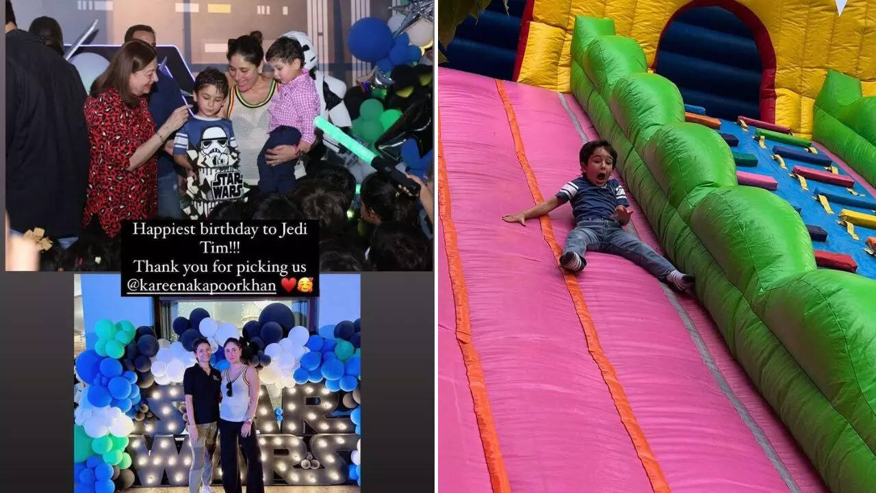 Kareena Kapoor, Saif Ali Khan throw Star Wars-themed birthday bash for ...