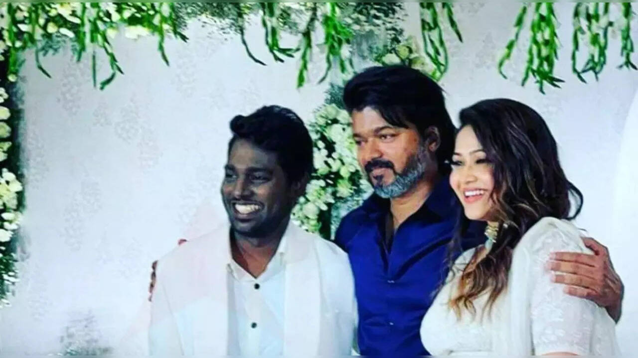 Vijay: Vijay Thalapathy makes a rare appearance at Tamil filmmaker Atlee’s wife Priya's baby ...