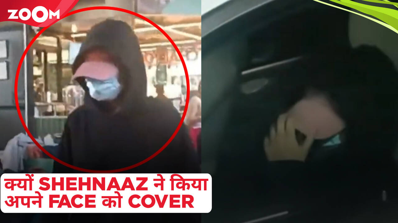 Shehnaaz Gill HIDES her face at airport; Netizens say 'kuch zyada hi ...