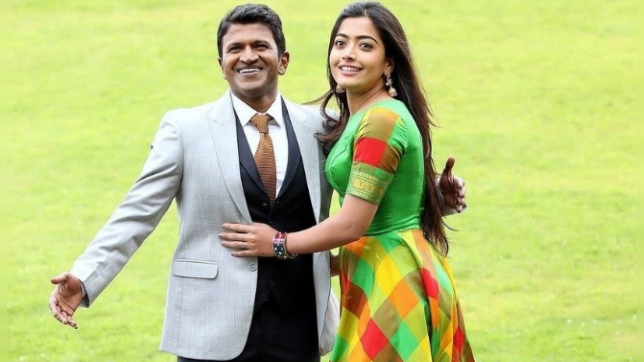 Rashmika Mandanna Remembers Anjani Putra Co Star Late Puneeth Rajkumar