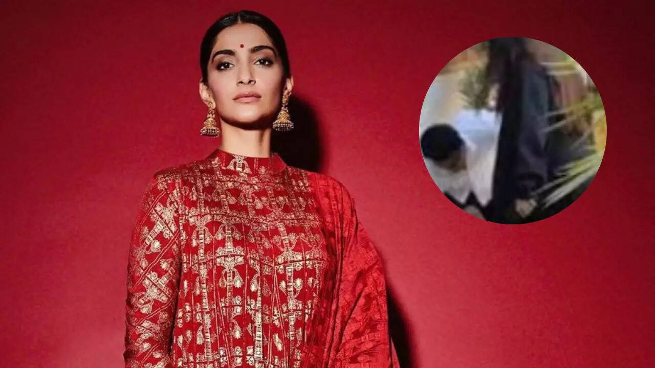 Sonam Kapoor brutally trolled after staff's video helping her wear footwear goes viral. Netizens ...