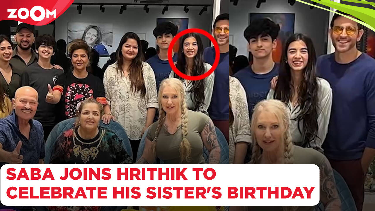Hrithik Roshan's ladylove Saba Azad joins his family to celebrate his ...