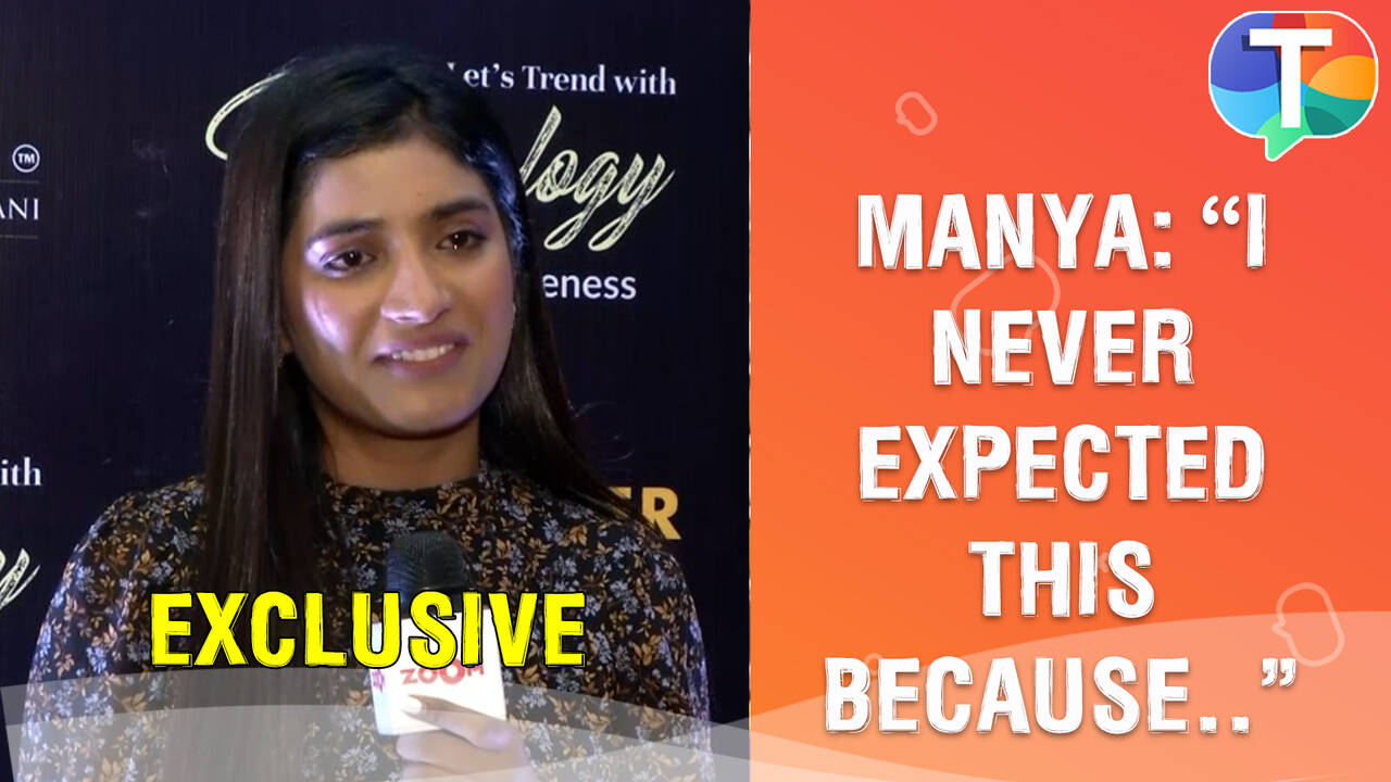 Manya Singh gets EMOTIONAL & teary-eyed as she receives an award | Exclusive, Telly Talk News ...