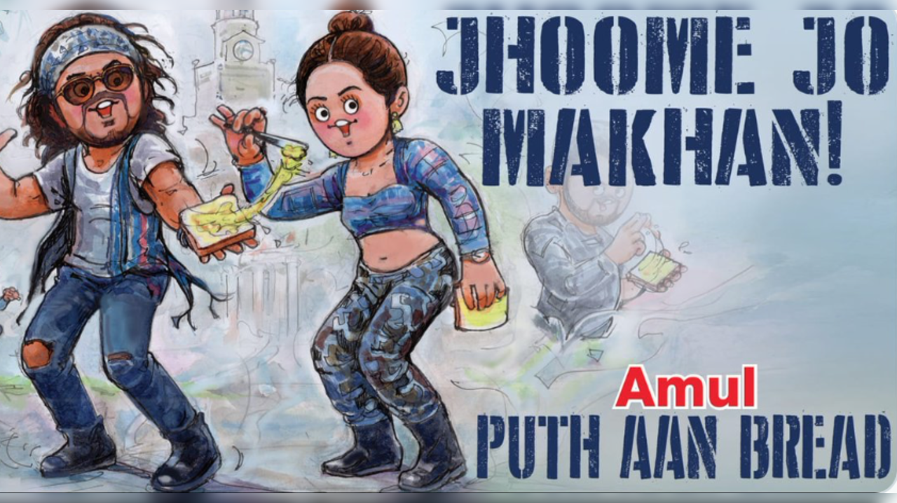 Amul's 'Makhan' slides nice on Pathaan's success in new ad campaign, Shah Rukh Khan, Deepika ...