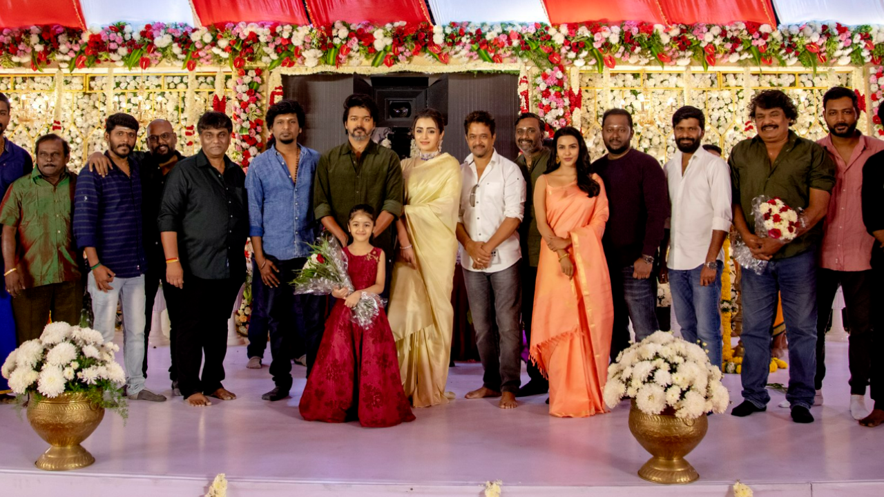 Thalapathy 67: Thalapathy Vijay, Lokesh Kanagaraj, Trisha launch film ...