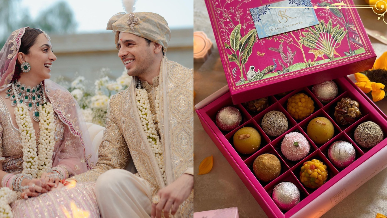 Kiara Advani, Sidharth Malhotra's 'shaadi ka ladoo' hamper is as sweet ... Kiara Advani, Sidharth Malhotra's 'shaadi ka ladoo' hamper is as sweet ...