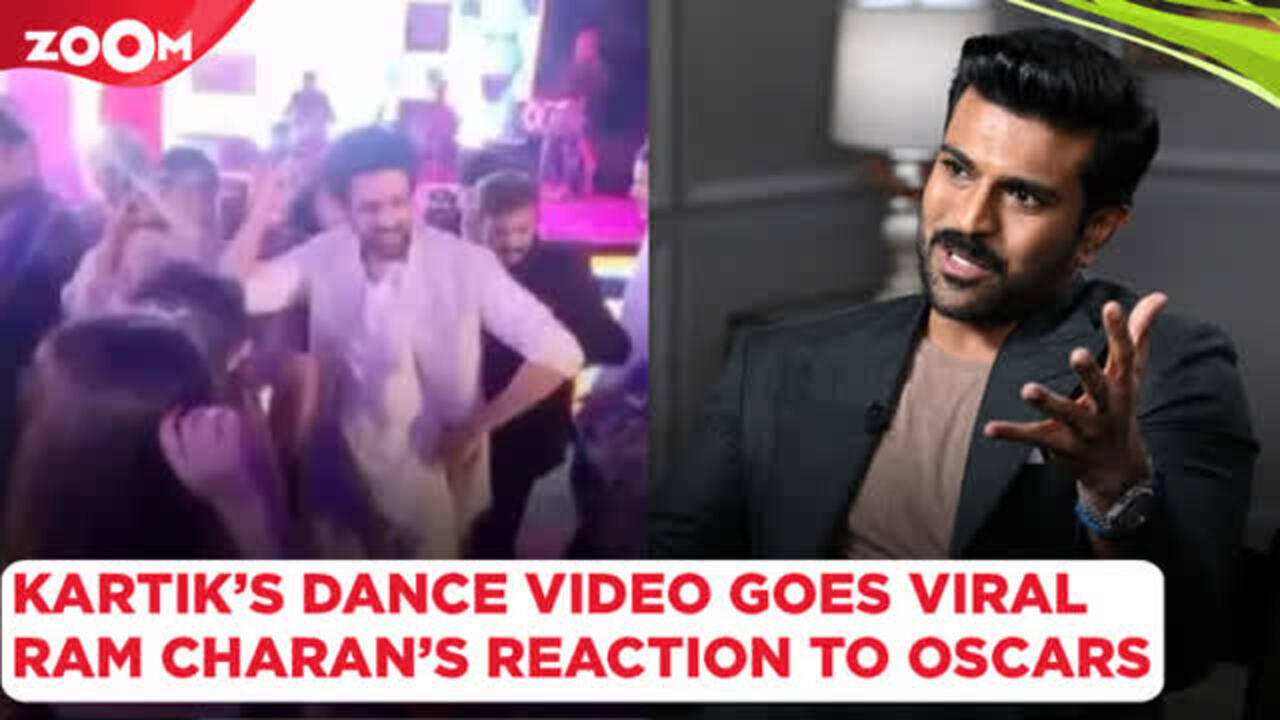 Kartik Aaryan's UNSEEN dance video goes viral | Ram Charan reveals how he'll react if he wins ...