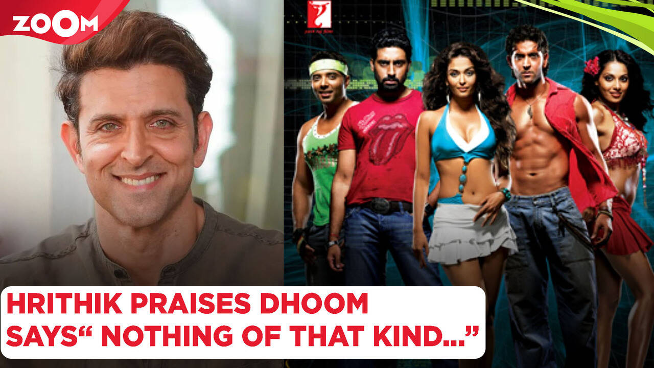 Hrithik Roshan is all PRAISES for the 'Dhoom' series as he calls it the ...