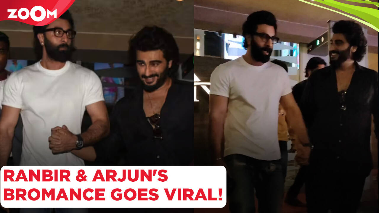 Ranbir Kapoor & Arjun Kapoor's BROMANCE steals limelight at Tu Jhoothi Main Makkaar screening ...