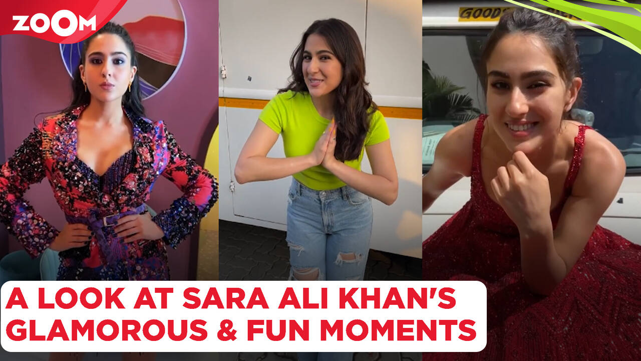 Sara Ali Khan's VIRAL and fun moments; From her famous Namaste Darshako ...