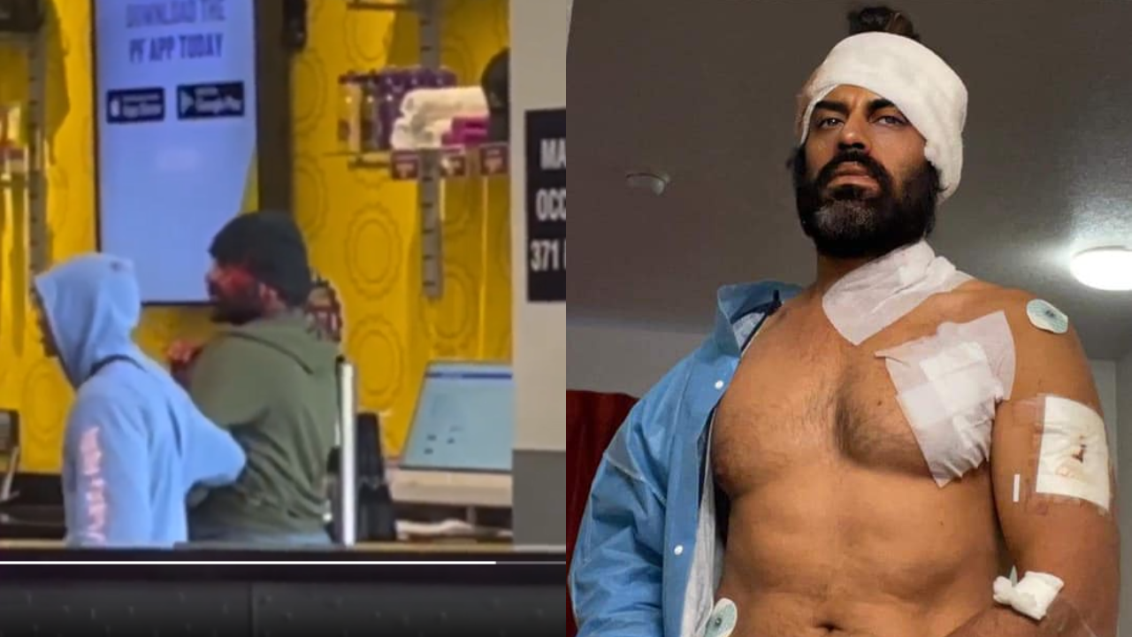 Aman Dhaliwal attacked: Man stabs Punjabi actor with knife in US, video surfaces on internet ...