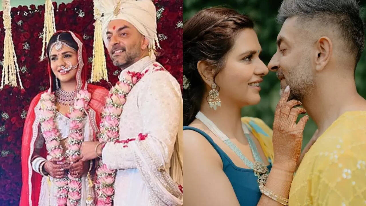 Dalljiet Kaur, Nikhil Patel are married! Newlywed couple look stunning ...