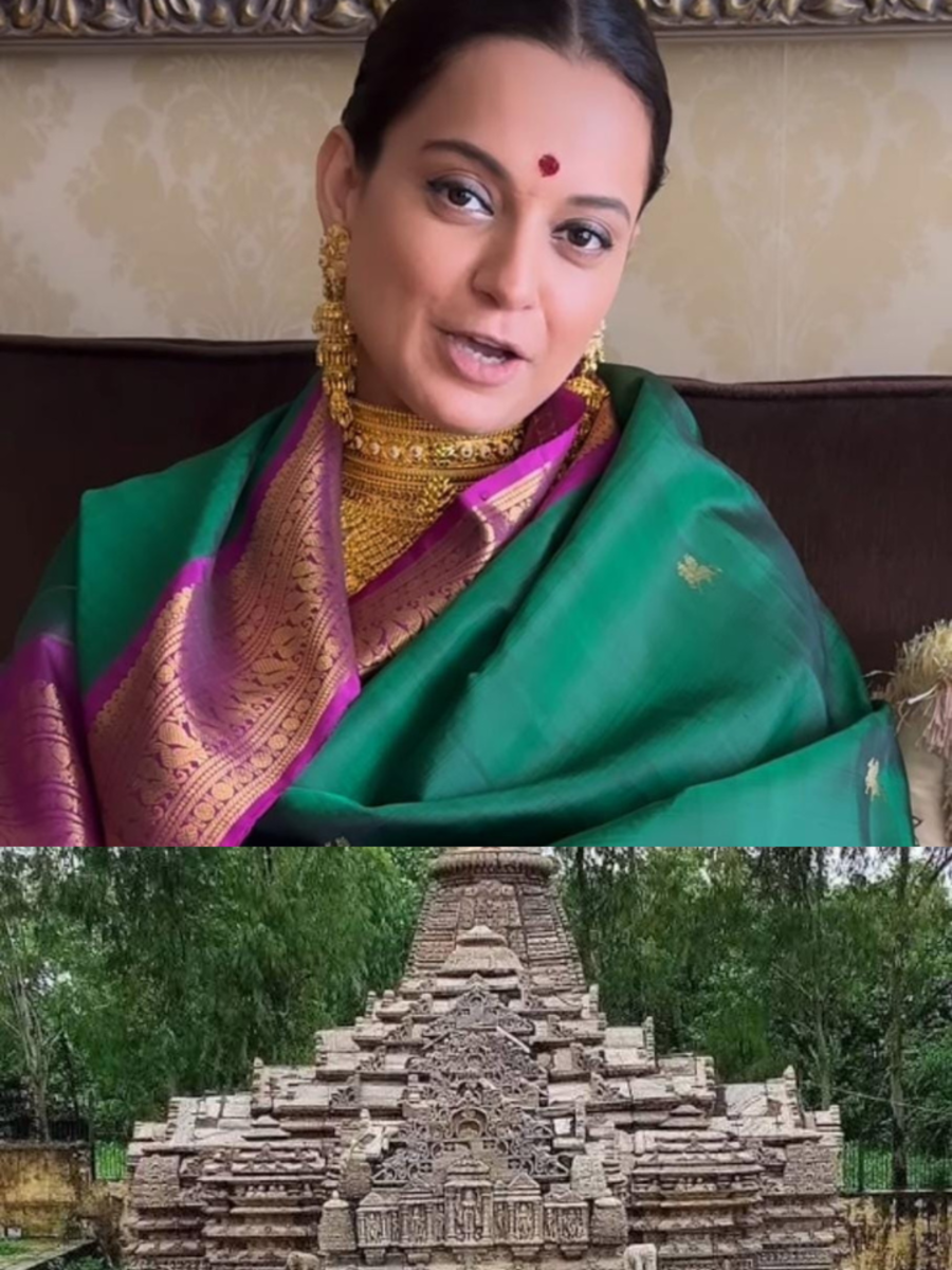 Kangana Ranaut visits Udaipur's Ambika Mata Mandir on 36th birthday ...