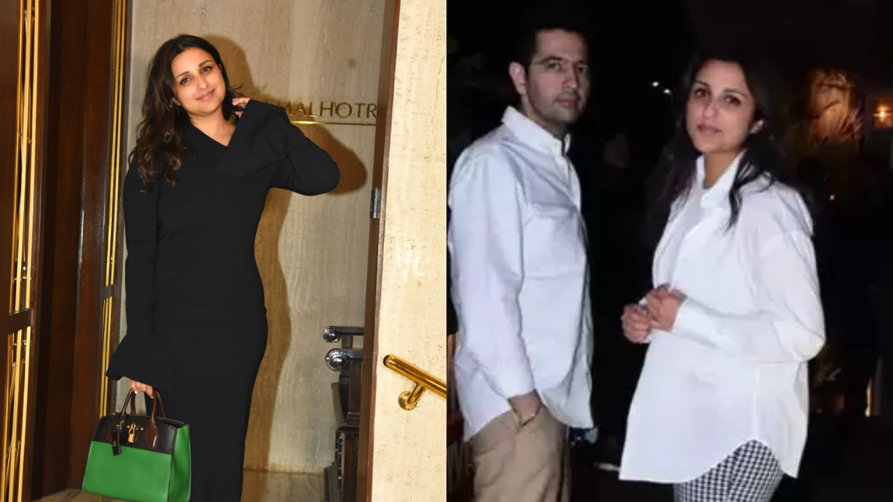 Parineeti Chopra SPOTTED at Manish Malhotra's residence. Is wedding with Raghav Chadha actually ...
