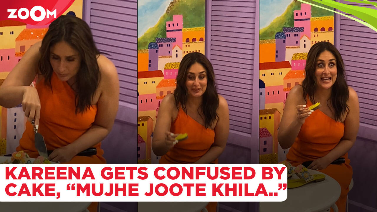 Kareena Kapoor Khan gets CONFUSED by a realistic cake, says "Mujhe ...
