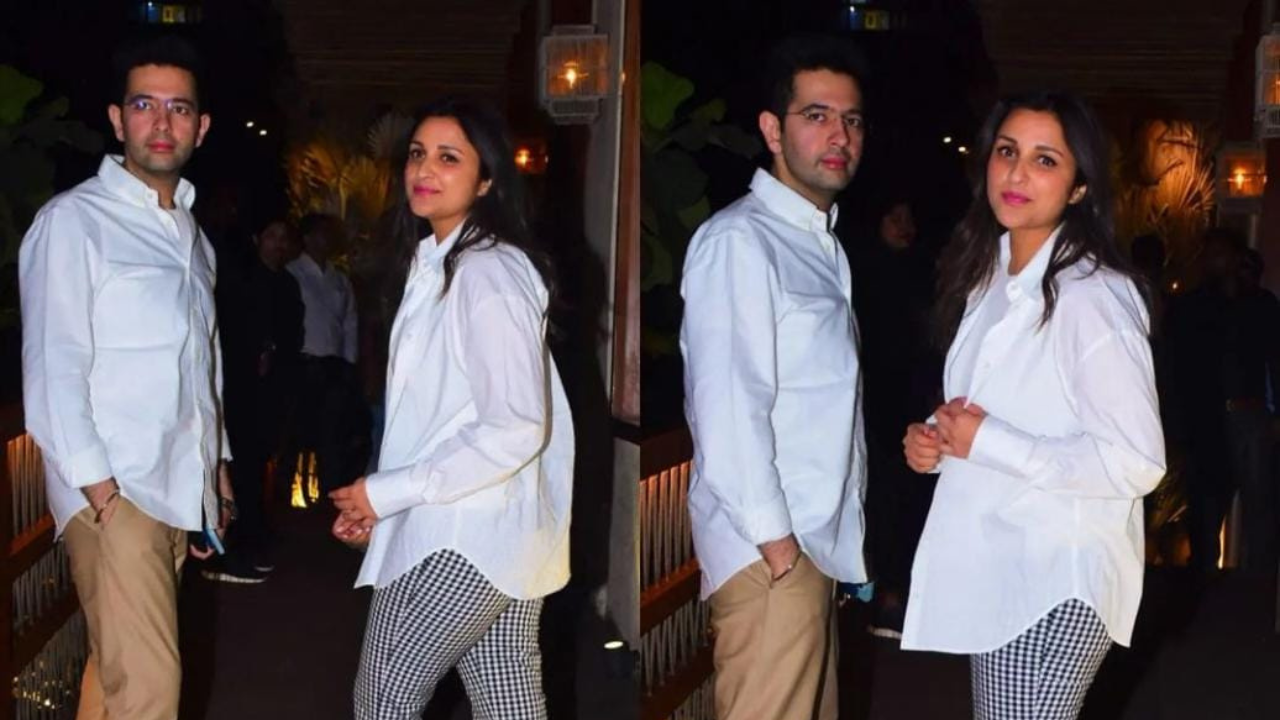 Parineeti Chopra Cutely Blushes And Smiles As Paps Ask About Her Engagement With AAP Leader ...