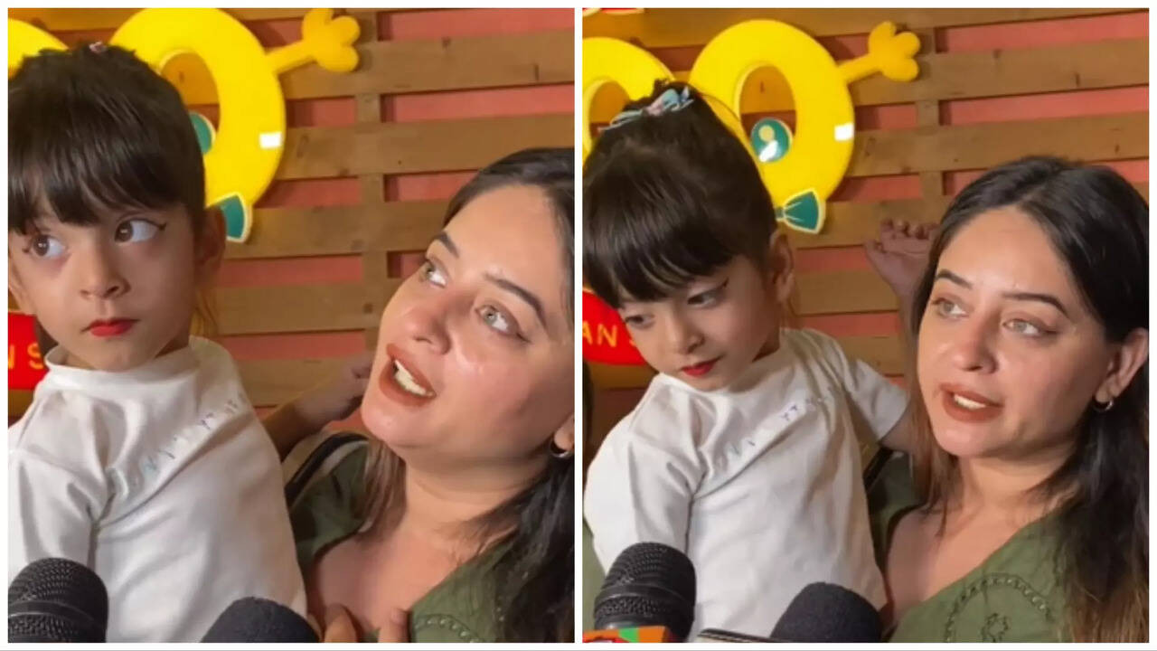 Mahi Vij Trolled for makeup 3-year-old daughter Tara- 3 साल की बेटी का ...