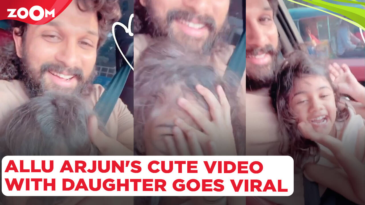 Allu Arjun & daughter Allu Arha's ADORABLE video goes VIRAL; fans react ...